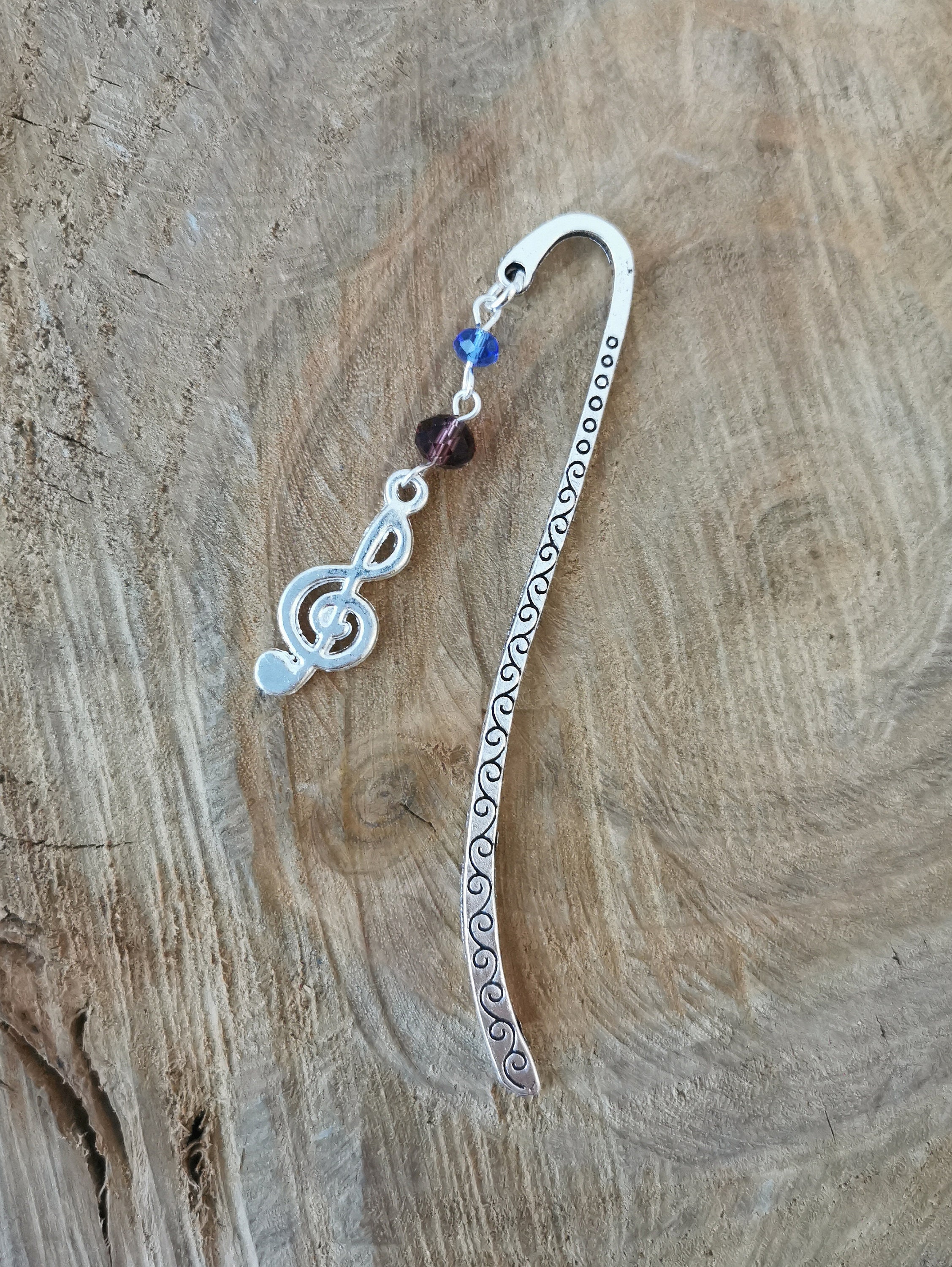 Treble clef bookmark — Miss Beaujangles