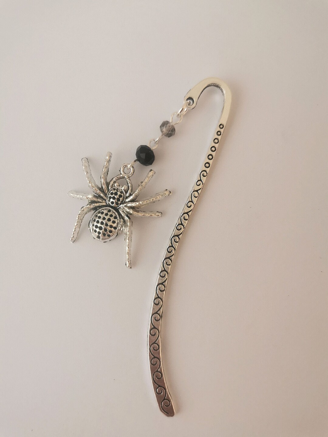 Handmade Antique Silver Spider Bookmark: Bookworm Gift - Etsy