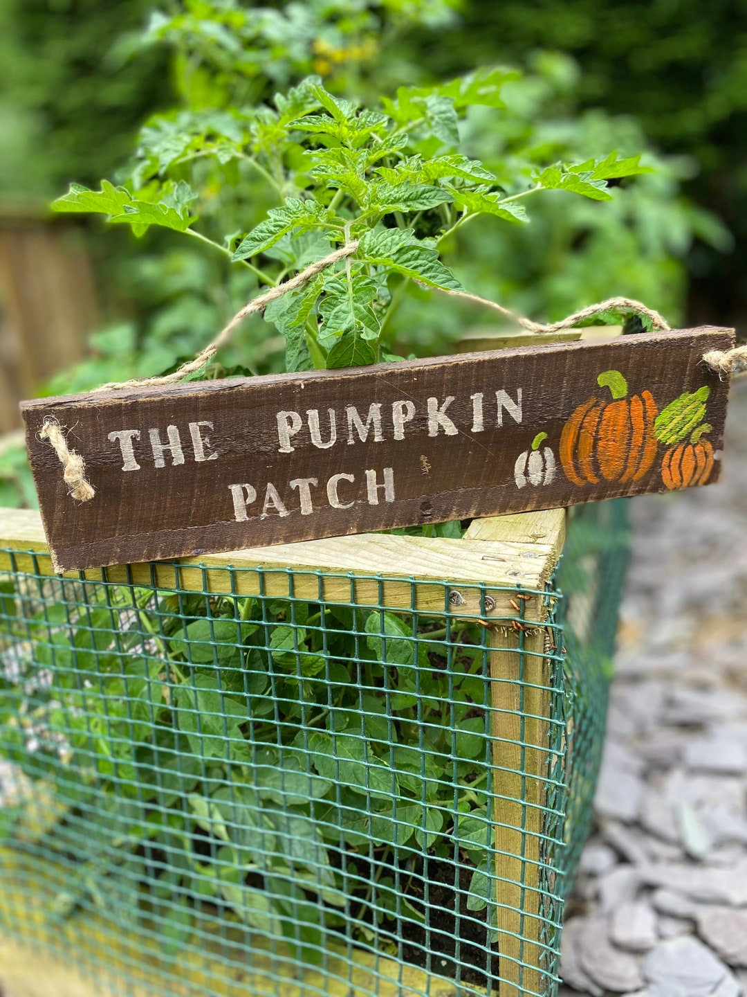 Pumpkin Patch Sign, Halloween Wooden Sign, Halloween Decoration ...