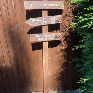 Wedding Signpost, Wedding Ceremony Post, Party Signpost, Event Signpost ...