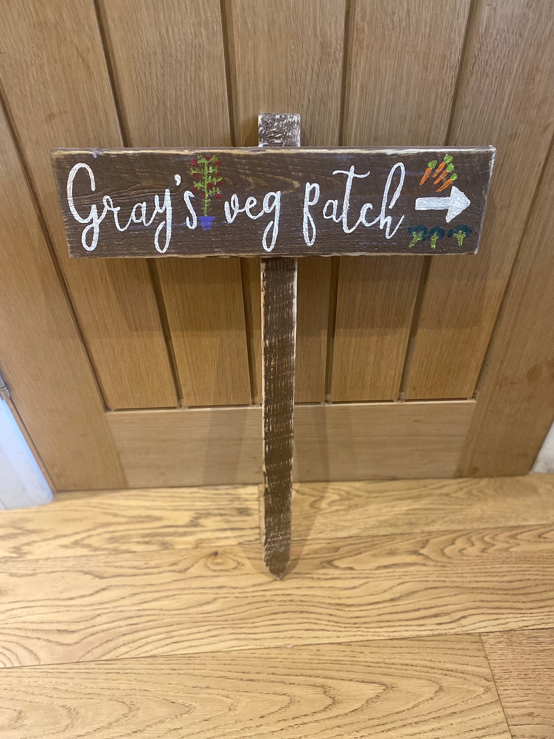 Rustic Garden Sign, Personalised, Garden Decor, Rustic Garden, Garden ...