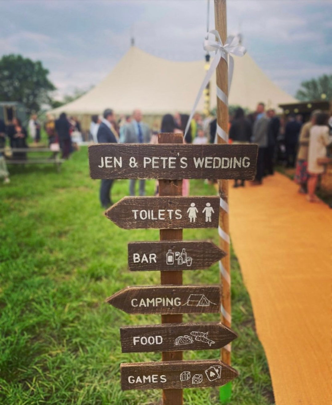 Wedding Signpost, Wedding Ceremony Post, Party Signpost, Event Signpost ...