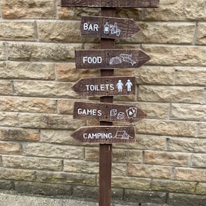 Wedding Signpost, Wedding Ceremony Post, Party Signpost, Event Signpost ...