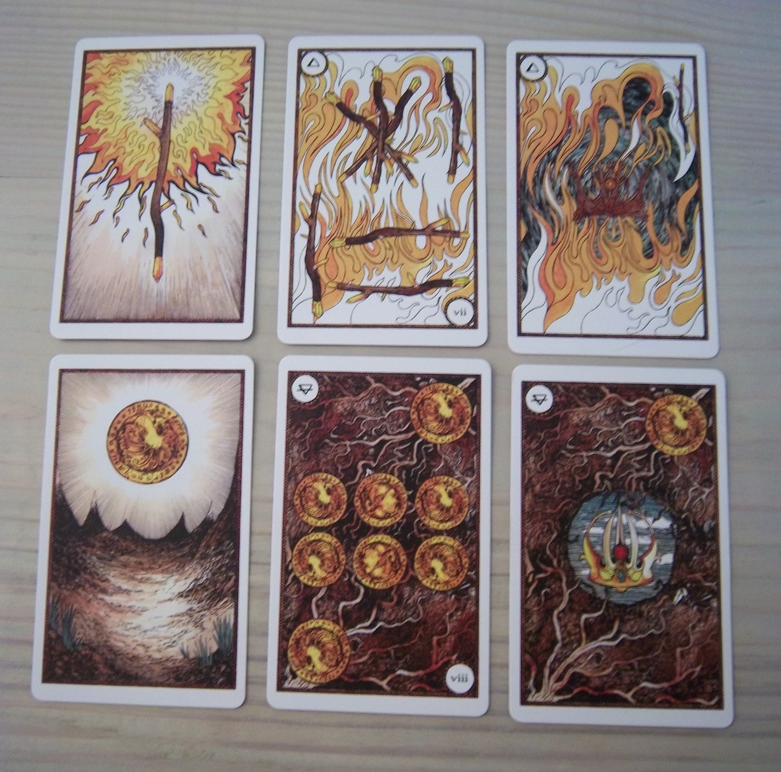 Elemental Power Tarot Deck W/ Guidebook by Melinda Lee Holm - Etsy