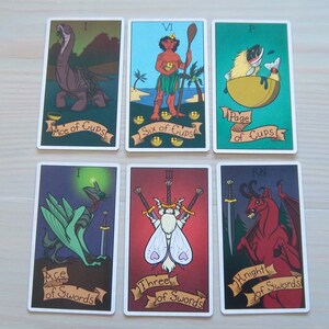 Cryptic Creatures Tarot Deck by Spencer Foster - Indie / New / Sealed ...