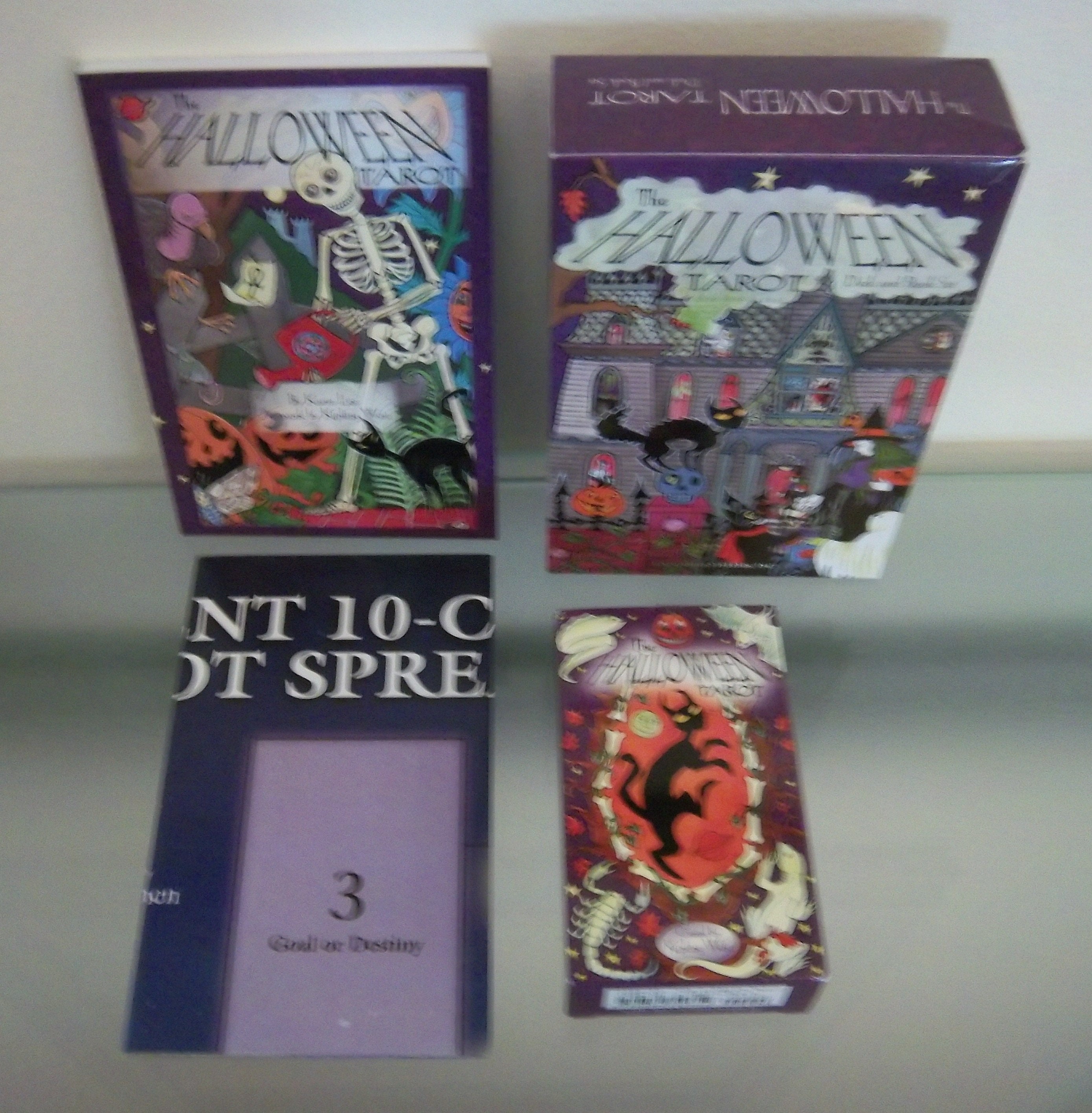 The Halloween Tarot Deck and Book Set by Kipling West W/ Tarot - Etsy ...