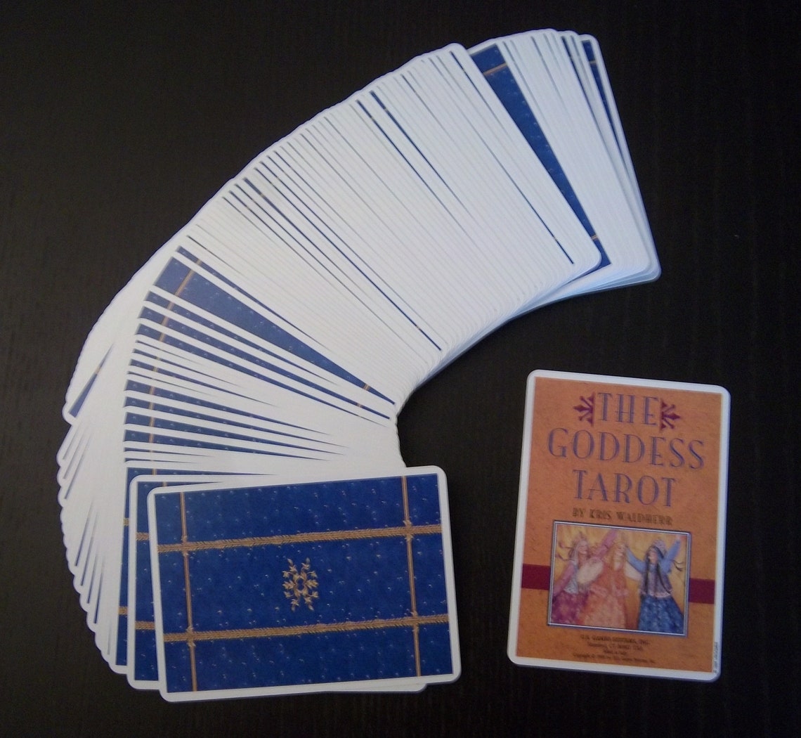The Goddess Tarot Deck w/ Guidebook by Kris Waldherr New / | Etsy