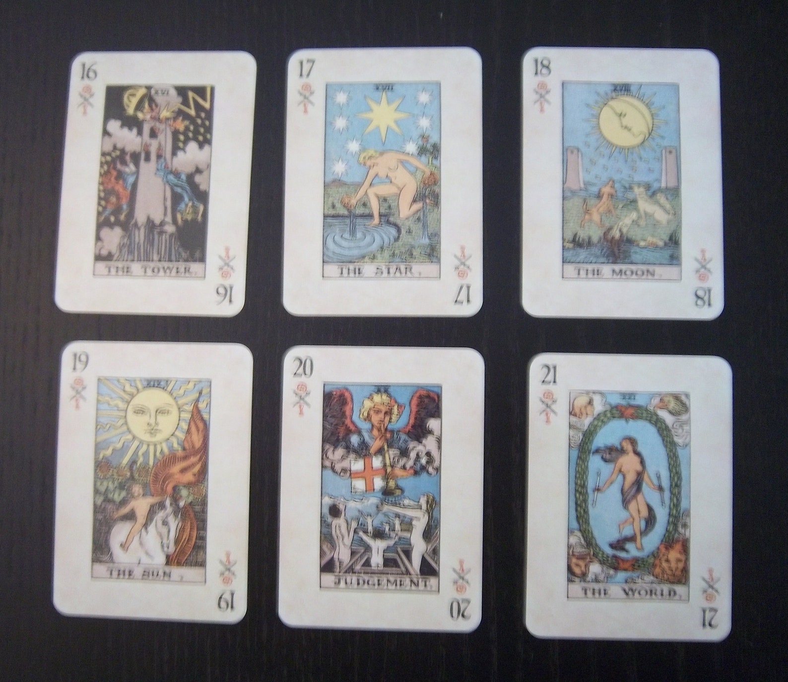 Rider-waite Playing Card Deck / Tarot Deck Mash-up Pamela | Etsy