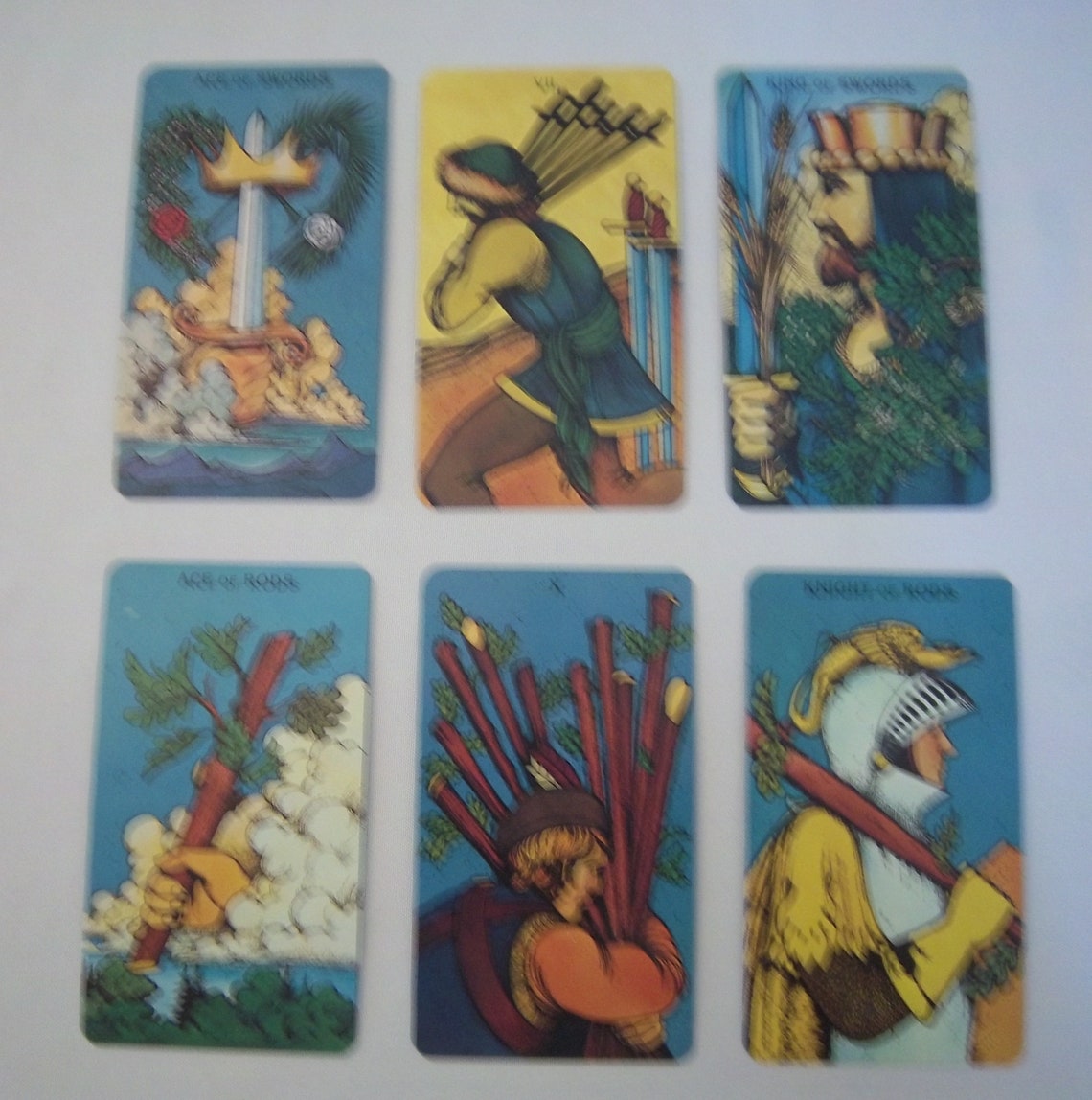 Authentic Morgan-Greer Tarot Deck Illustrated by Bill Greer | Etsy