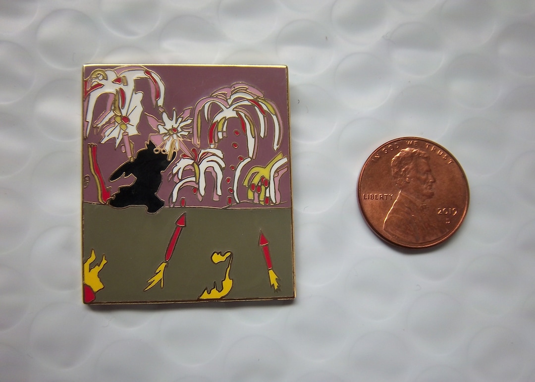 Lilo & Stitch Fantasy Pin - "fireworks Havoc" - Etsy