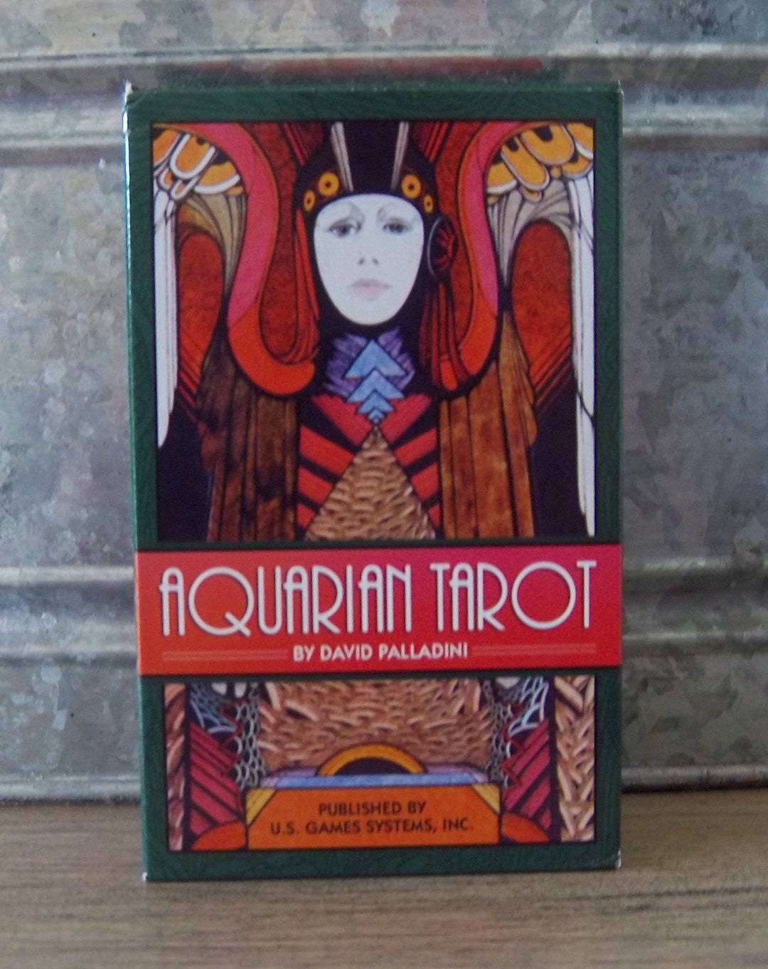 Authentic Aquarian Tarot by David Palladini Tarot Deck W/ Guidebook ...