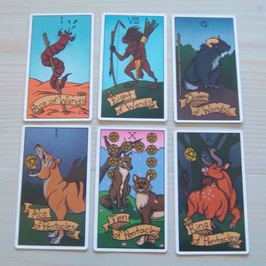 Cryptic Creatures Tarot Deck by Spencer Foster - Indie / New / Sealed ...