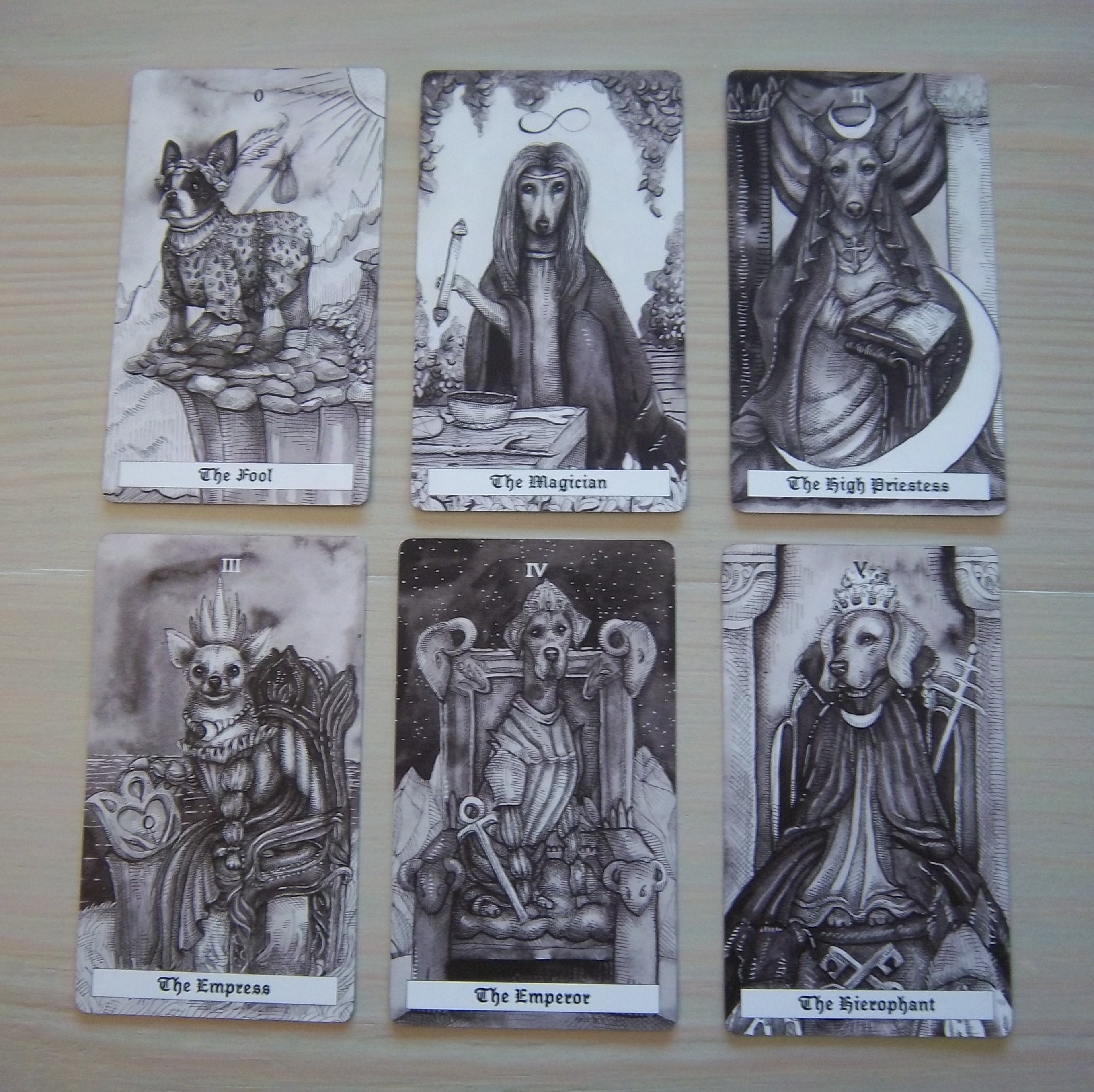 Canes Arcanae the Dog Tarot Deck W/ Guidebook by Taylor Byrn | Etsy