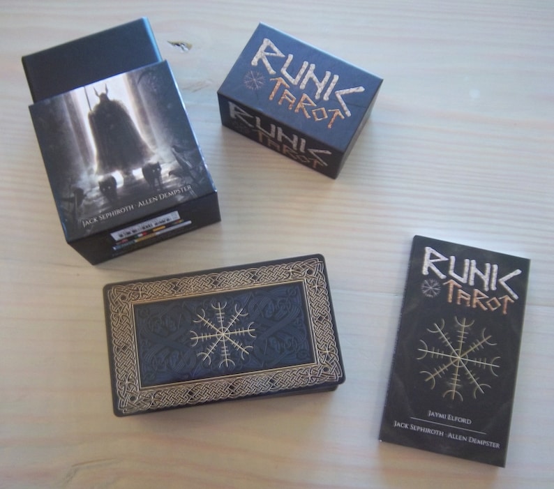 Runic Tarot Deck With Guidebook by Jack Sephiroth Allen - Etsy