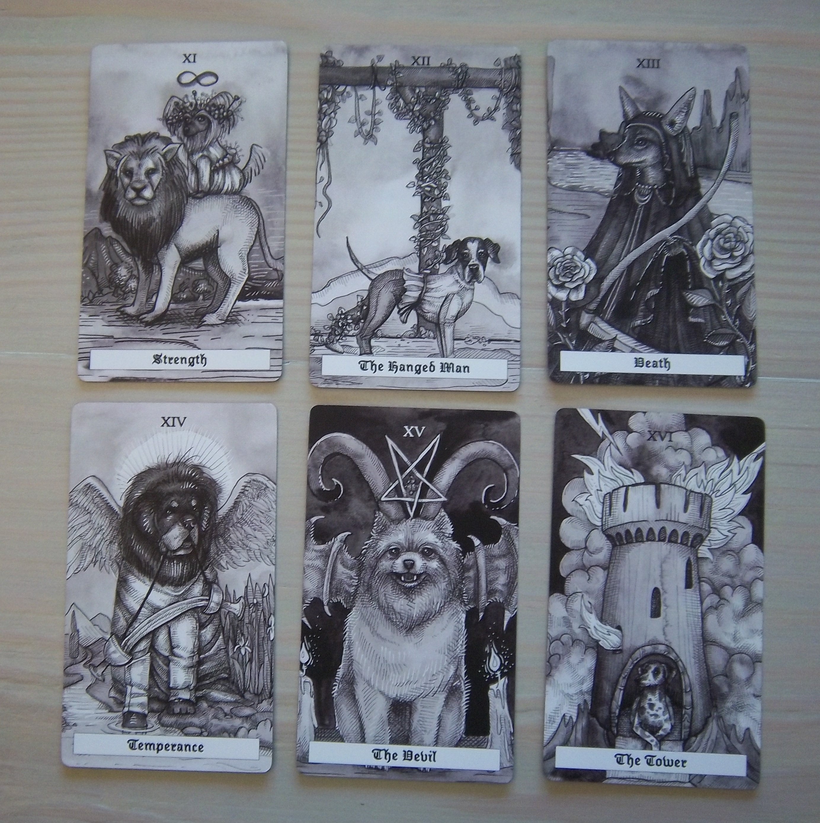 Canes Arcanae the Dog Tarot Deck W/ Guidebook by Taylor Byrn | Etsy