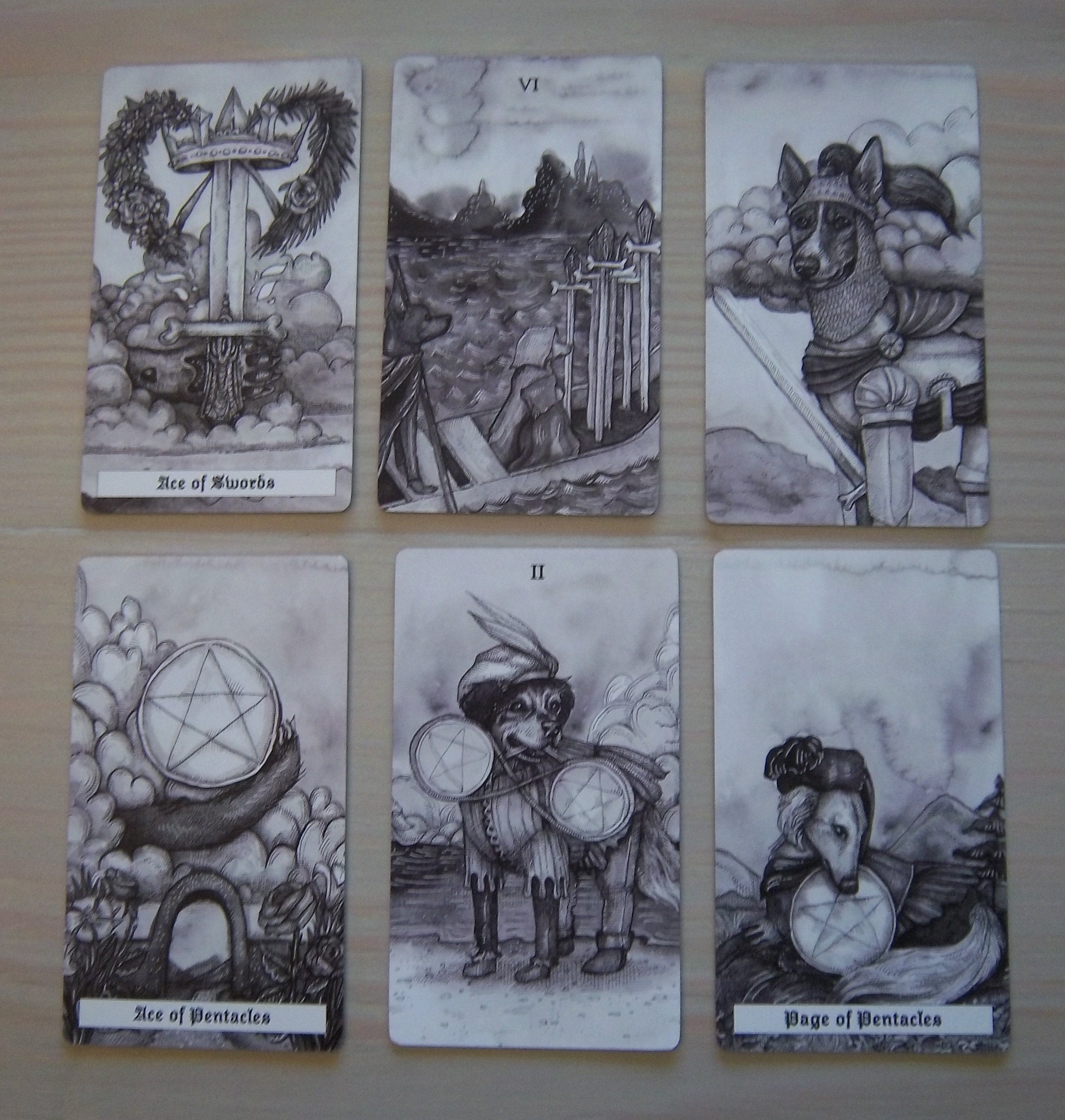 Canes Arcanae the Dog Tarot Deck W/ Guidebook by Taylor Byrn | Etsy