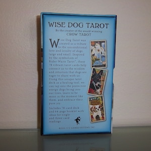 Authentic - the Wise Dog Tarot Deck & Guidebook by M.J. Cullinane - New / Sealed - Etsy