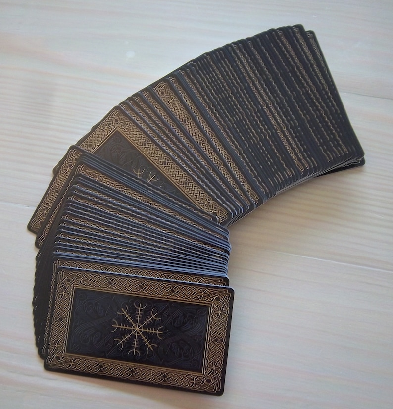 Runic Tarot Deck With Guidebook by Jack Sephiroth - Allen Dempster- New ...