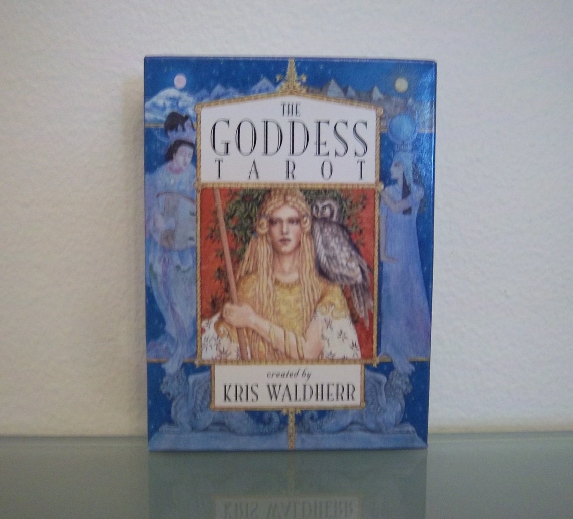 The Goddess Tarot Deck w/ Guidebook by Kris Waldherr New / | Etsy