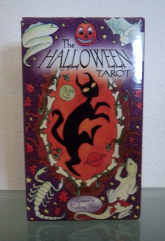 The Halloween Tarot Deck W/ Instruction Booklet by Kipling | Etsy