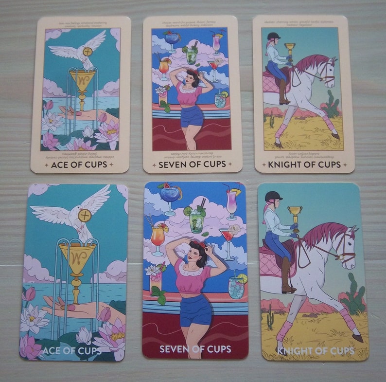 Neoteric Feminine Tarot Deck W/ Guide by Wyspell Indie / New - Etsy