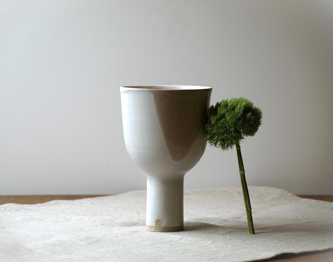 Plant Pot Snowflurry / Flower Bowl / Planter / Flower Vase / White ...