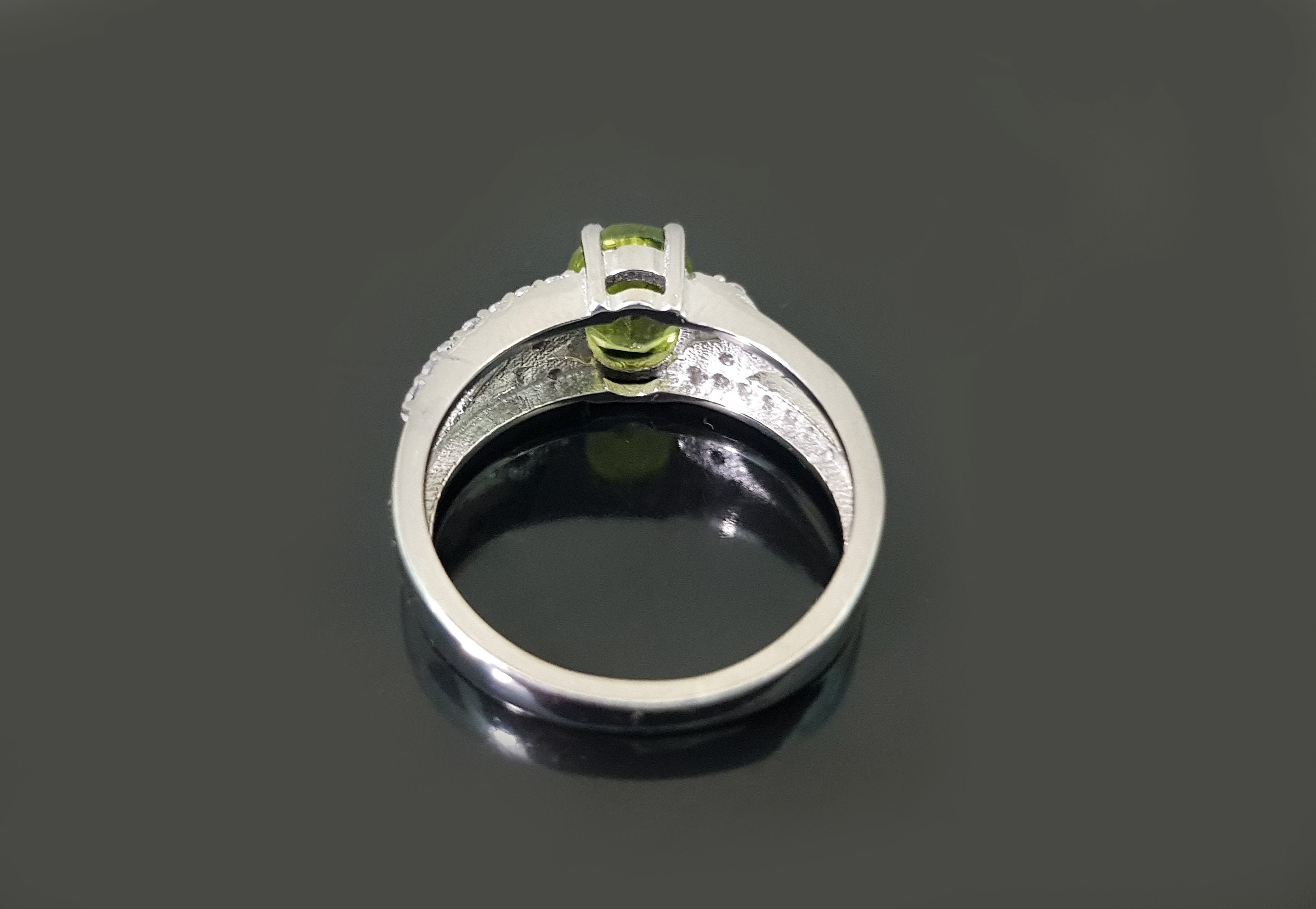 Peridot Ring in 925 Sterling Silver-oval Cut Ring-gift for | Etsy