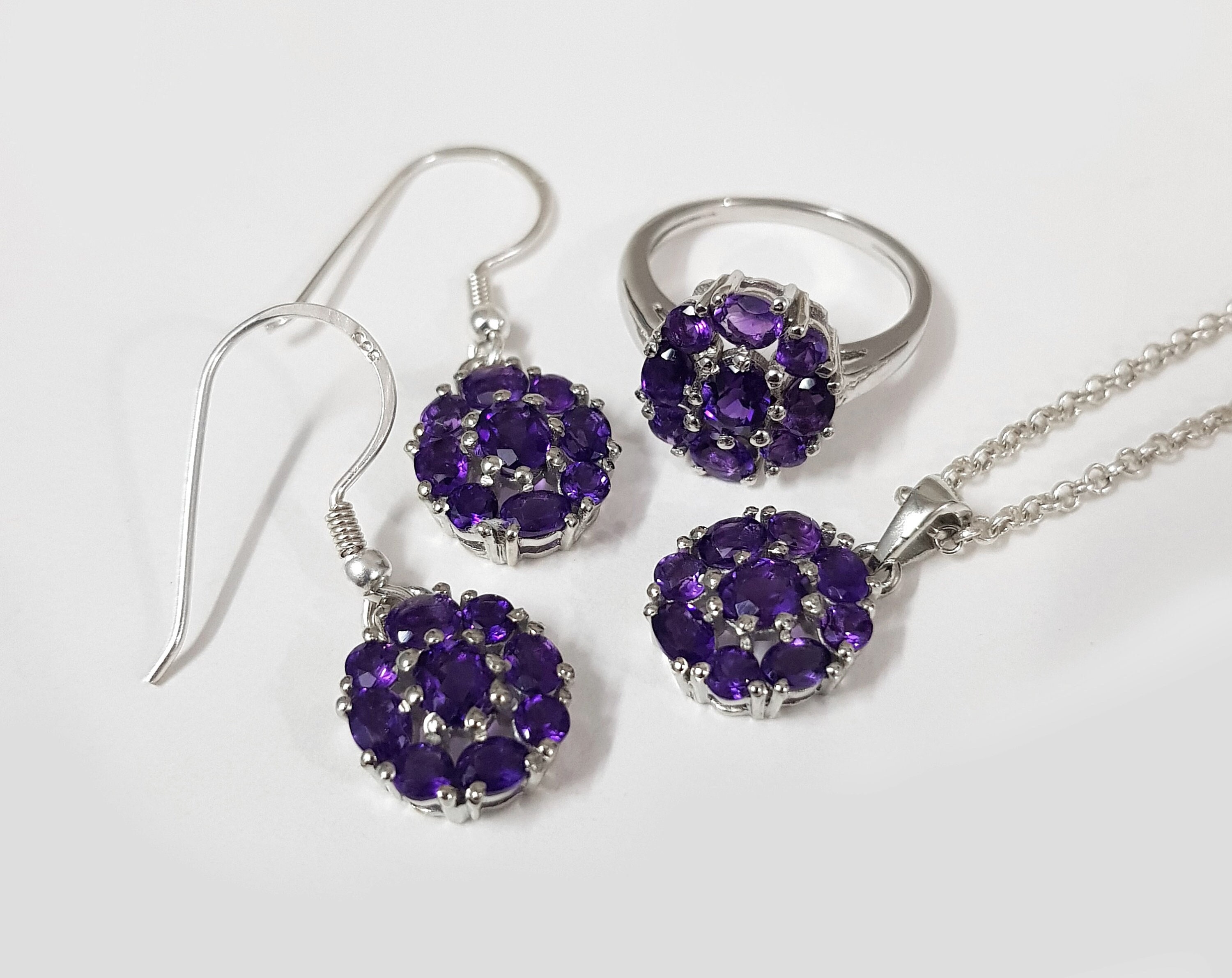 Amethyst Jewelry Sets