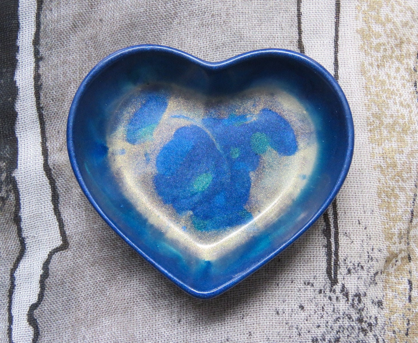 Craft Supplies & Tools Resin Heart Shaped Trinket Dish Materials ...