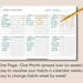Monthly Habit Tracker Printable, Goal Tracker Printable, Habit Log ...