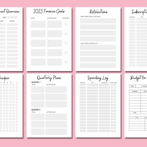 2023 Budget Planner Printable Printable Savings Planner - Etsy