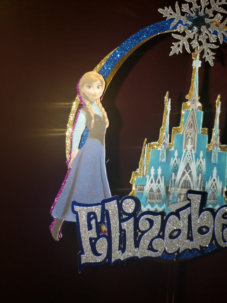 Frozen Cake Topper - Etsy