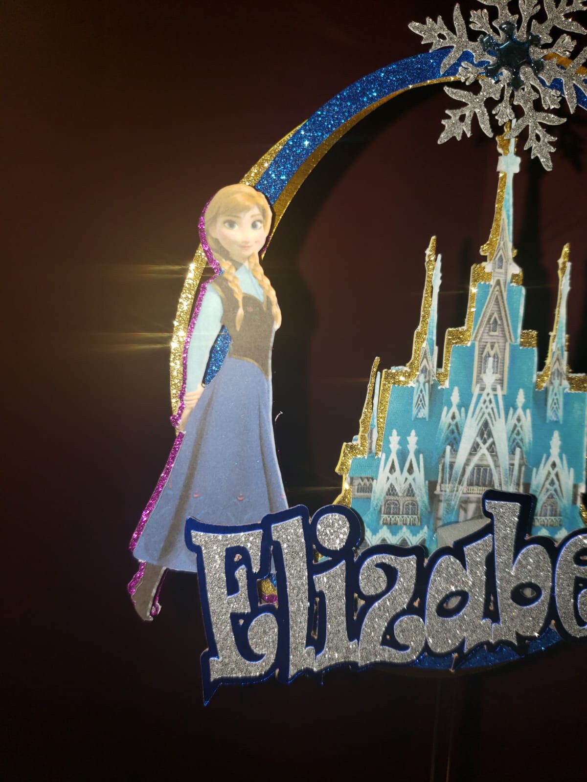 Frozen Cake Topper - Etsy