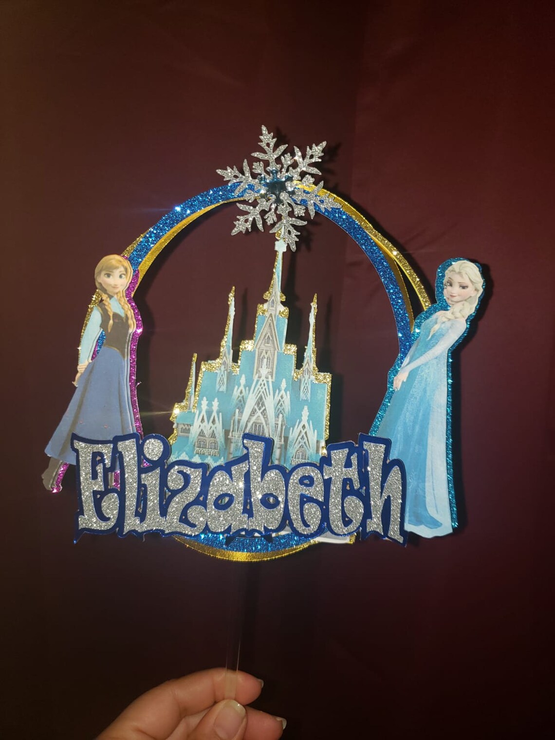 Frozen Cake Topper - Etsy