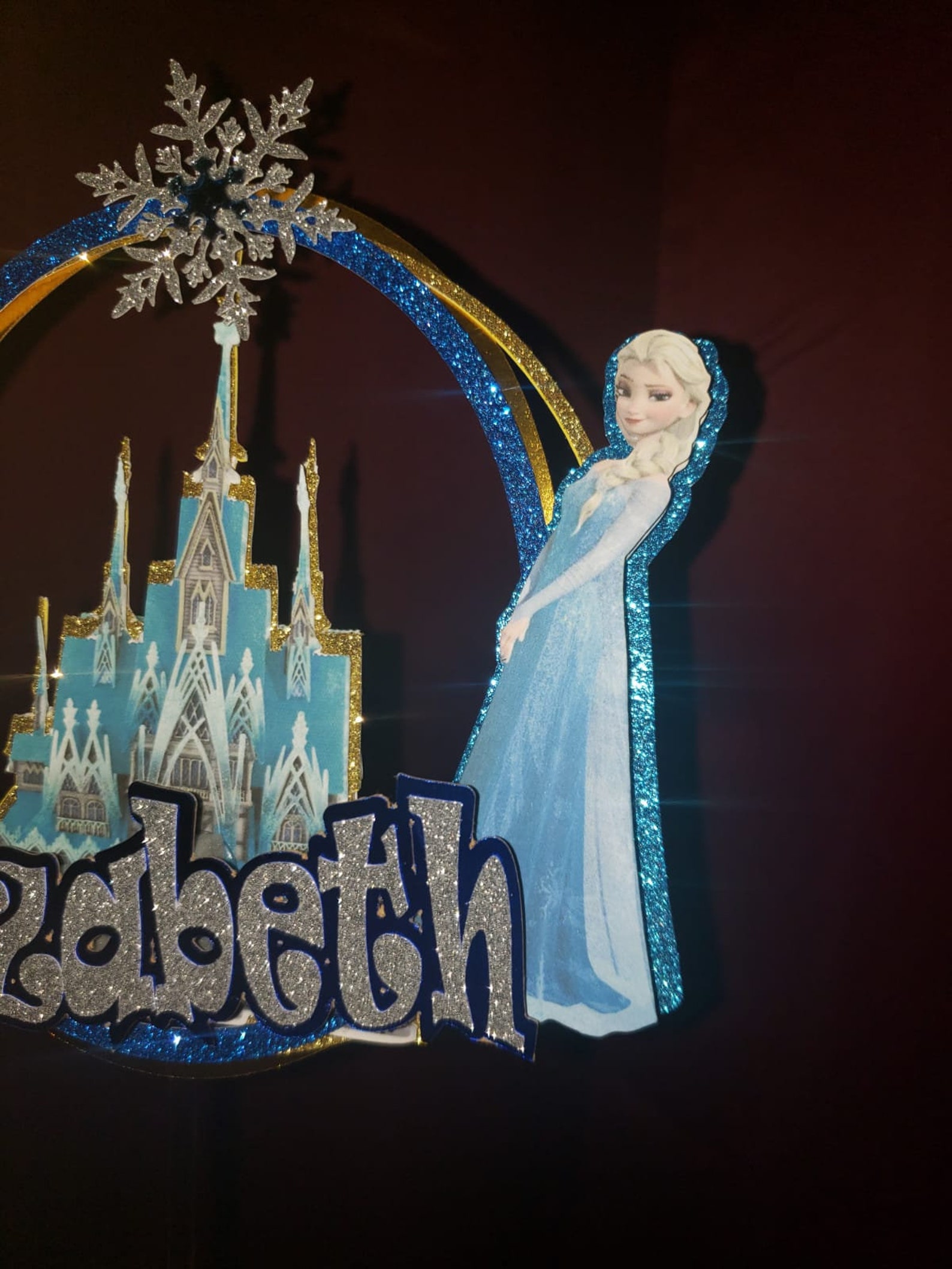 Frozen Cake Topper - Etsy