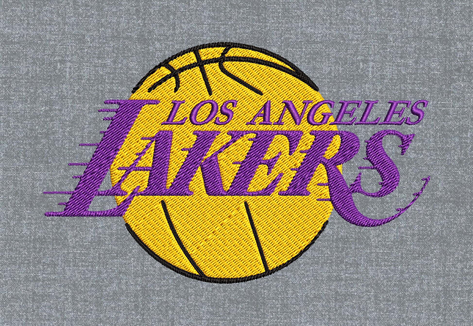 NBA Los Angeles Lakers logo Machine embroidery design pattern | Etsy
