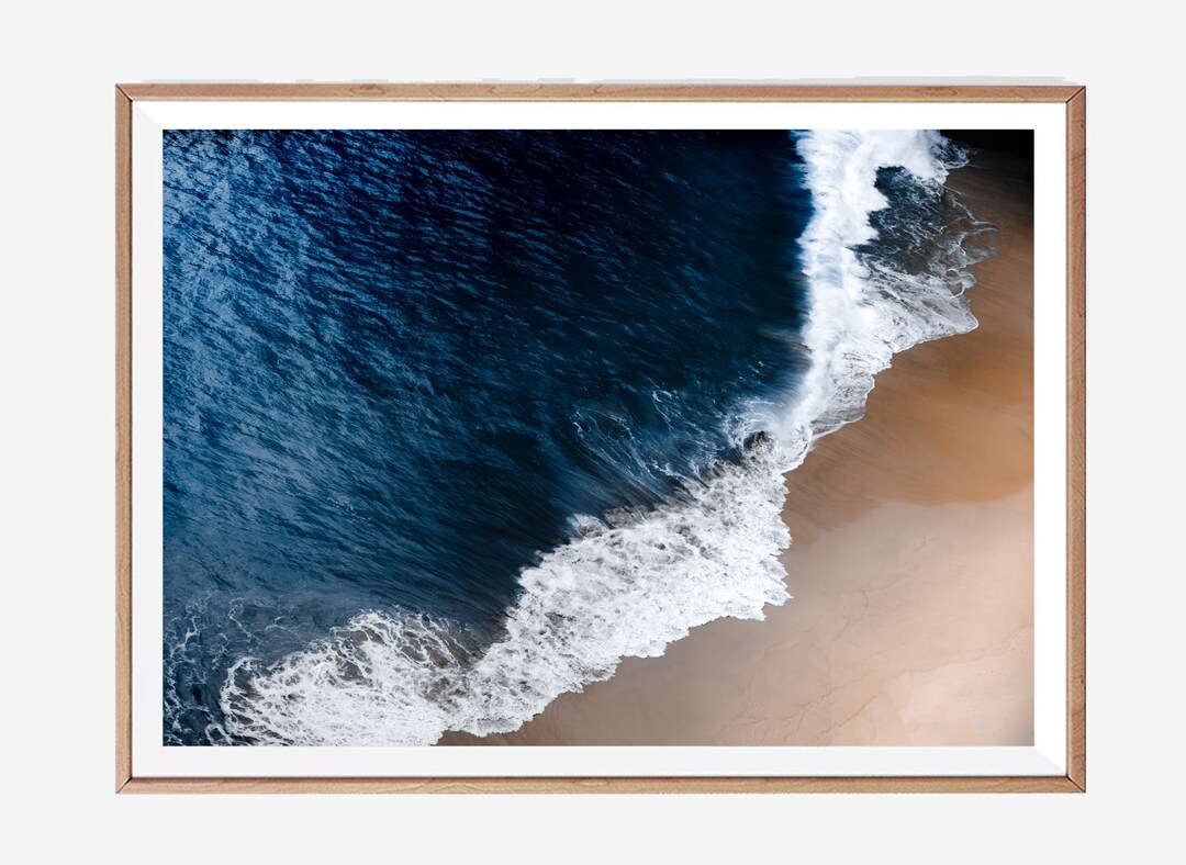 Ocean Waves Wall Art, Large Wall Decor, Ocean View, Beach Decor, Sea ...