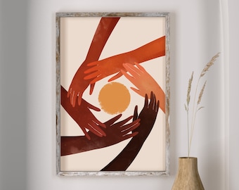 Diversity Wall Art Set, Racial Equality, Anti Racist, Inclusion Poster ...