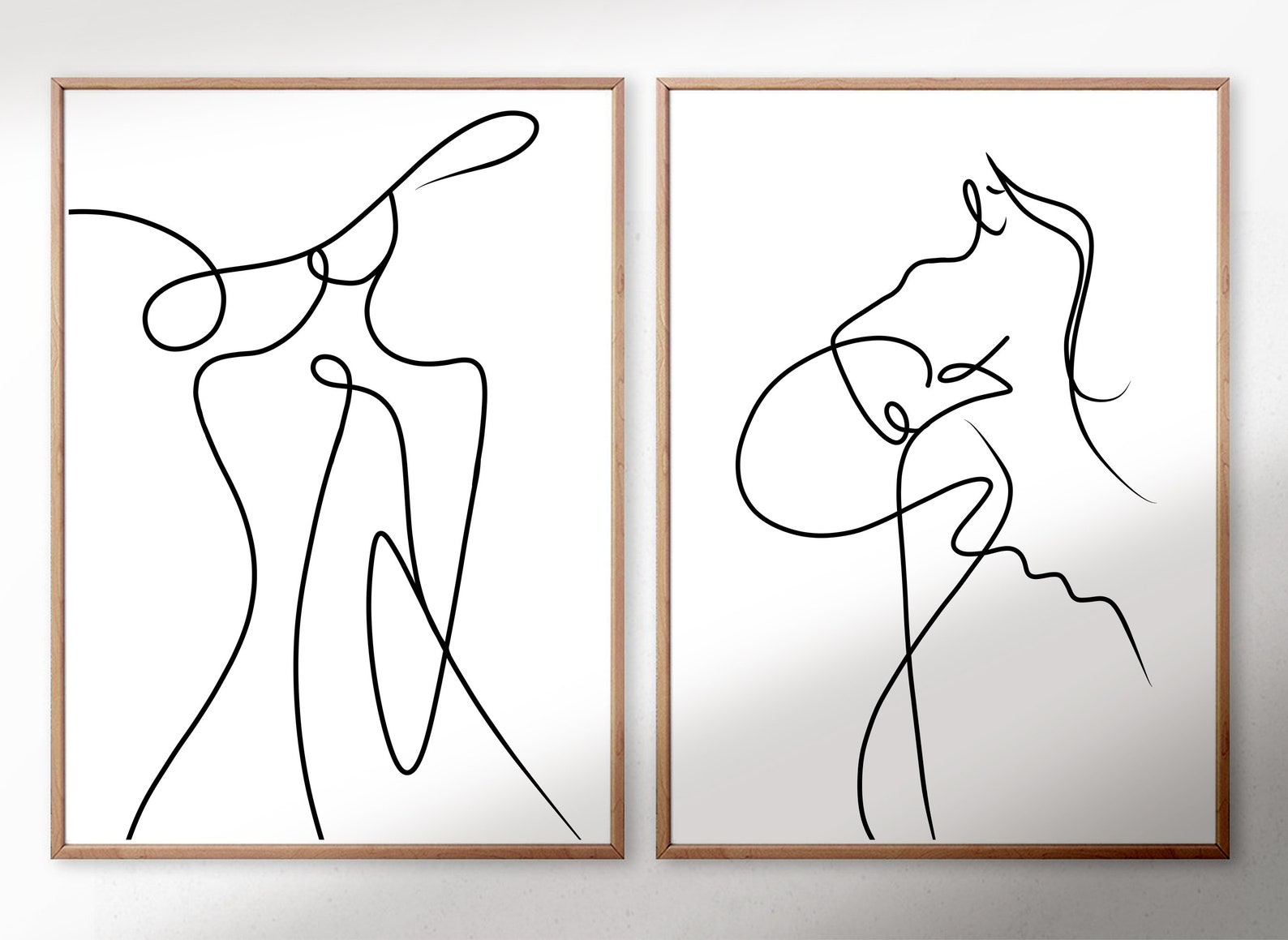 Line Art Woman Body Abstract Woman Body Line Female Body | Etsy