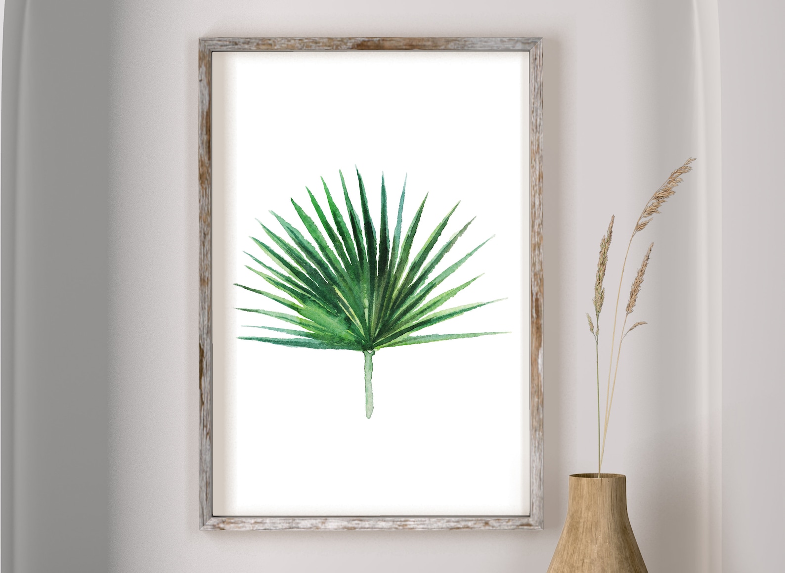 Tropical Wall Art Set of 3, Monstera Leaf, Watercolor Leaves, Banana ...