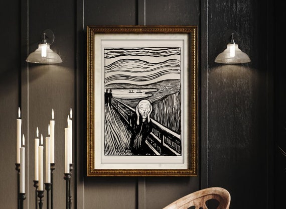 Edvard Munch the Scream Printable Munch Famous Paintings | Etsy