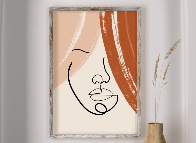 Wall Art Set of 5 Abstract Boho Art Set of 5 Prints Bundle - Etsy