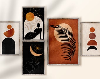 Rust Color Wall Art - Etsy