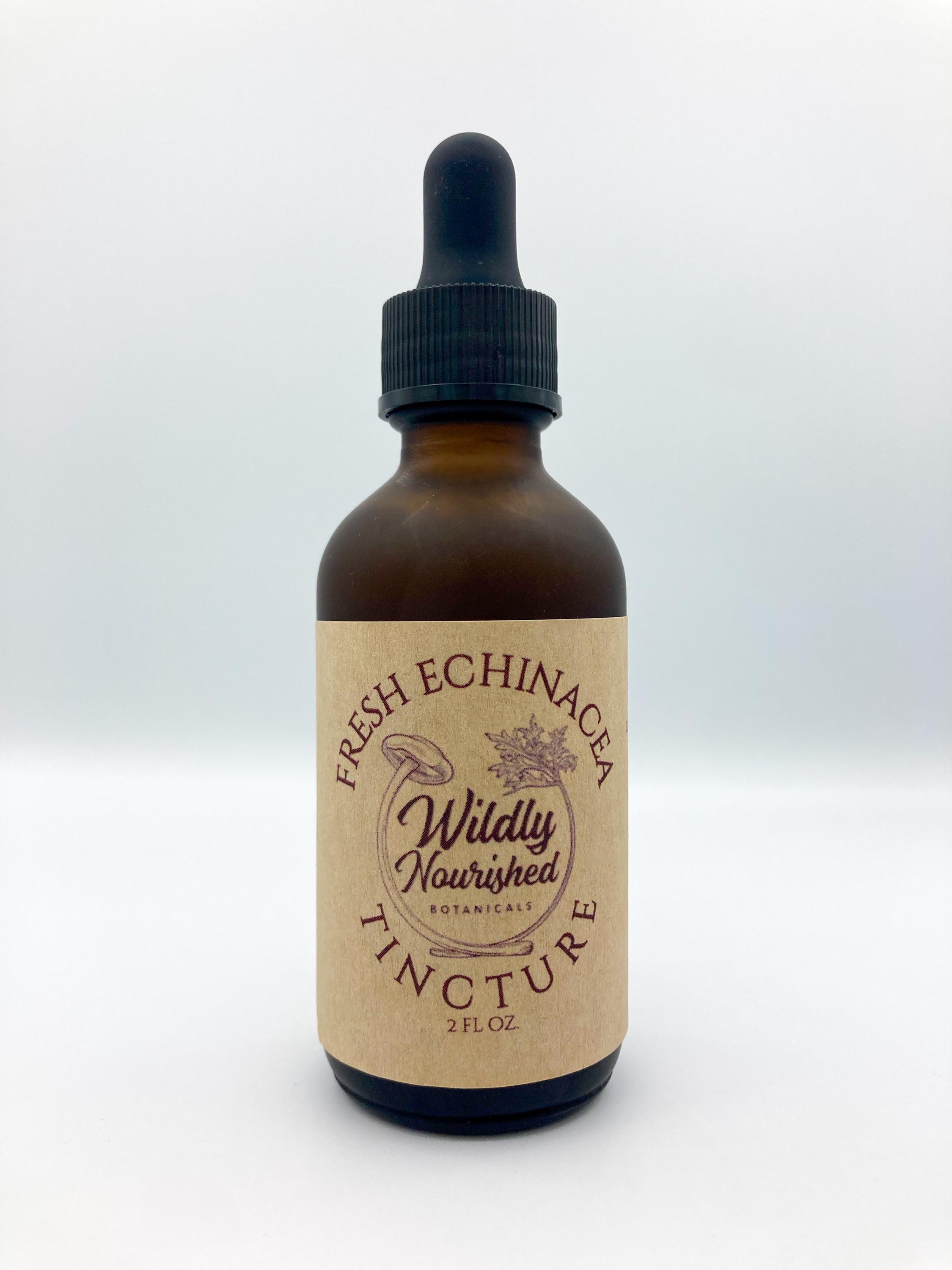 Organic Fresh Echinacea Flower, Leaf Root Tincture Herbal Extract - Etsy