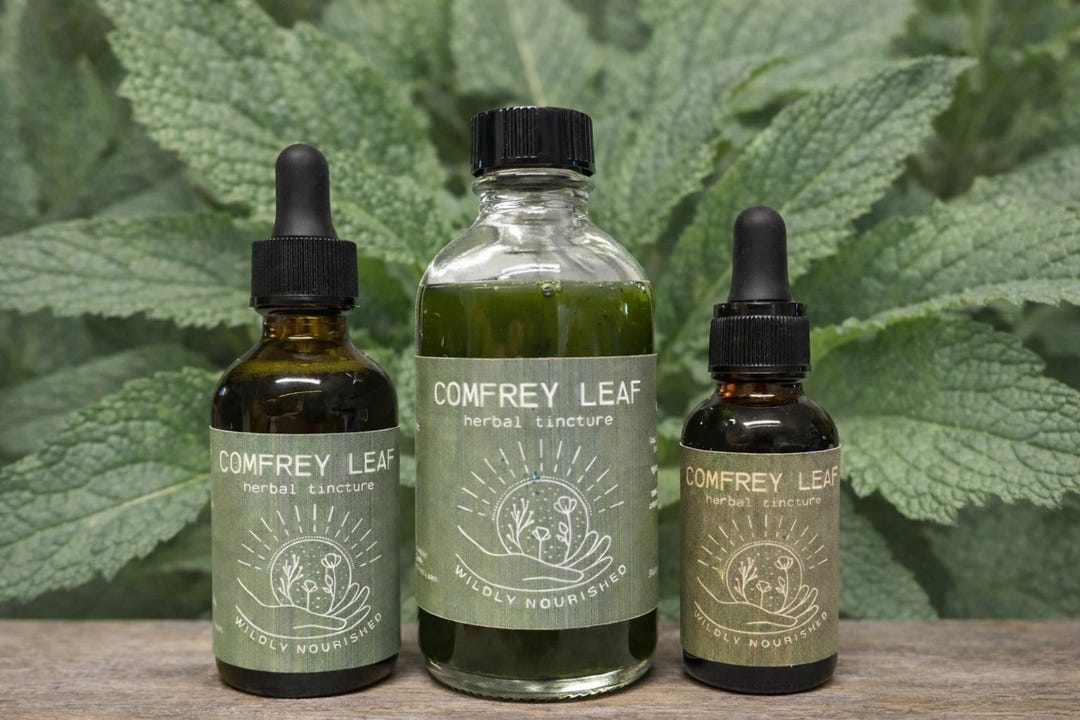 Fresh Comfrey Leaf Herbal Tincture Plant Extract - Etsy