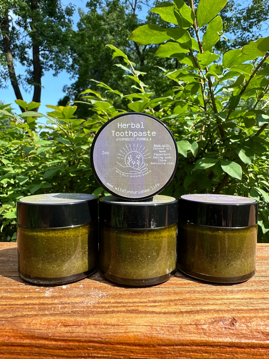 Ayurvedic Herbal Toothpaste Neem Peppermint Coconut Oil Natural Oral ...