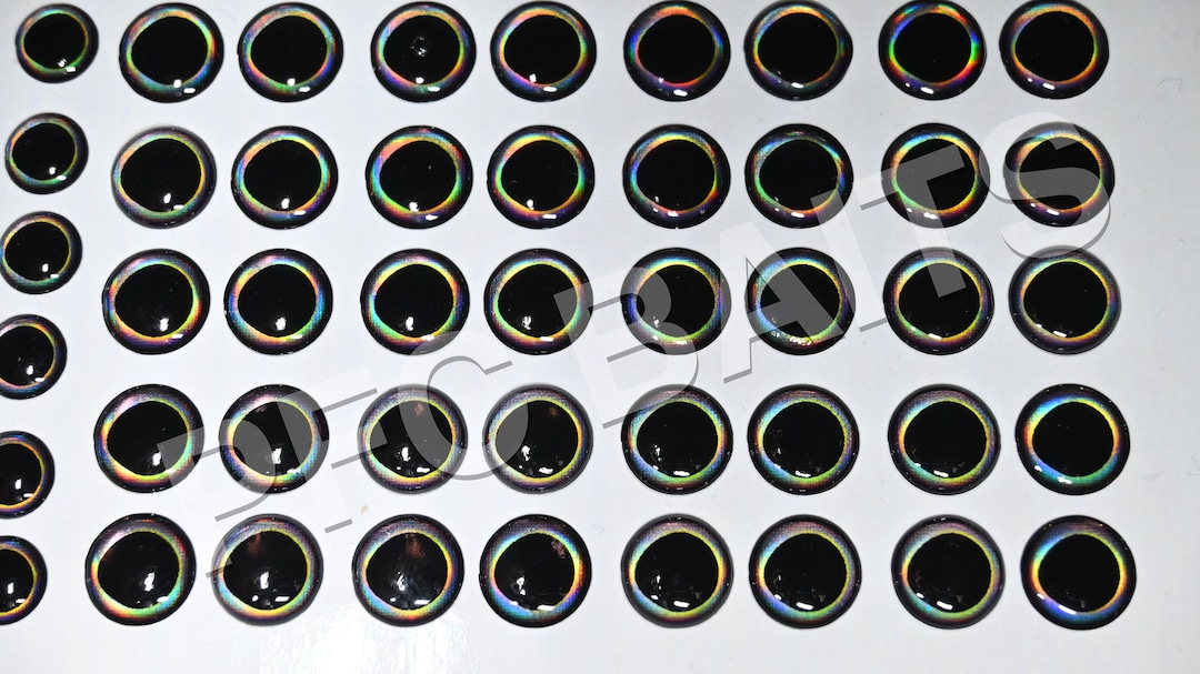 Ghost Eyes Fish Eyes Fishing Lure Eyes 3D Fish Eyes - Etsy