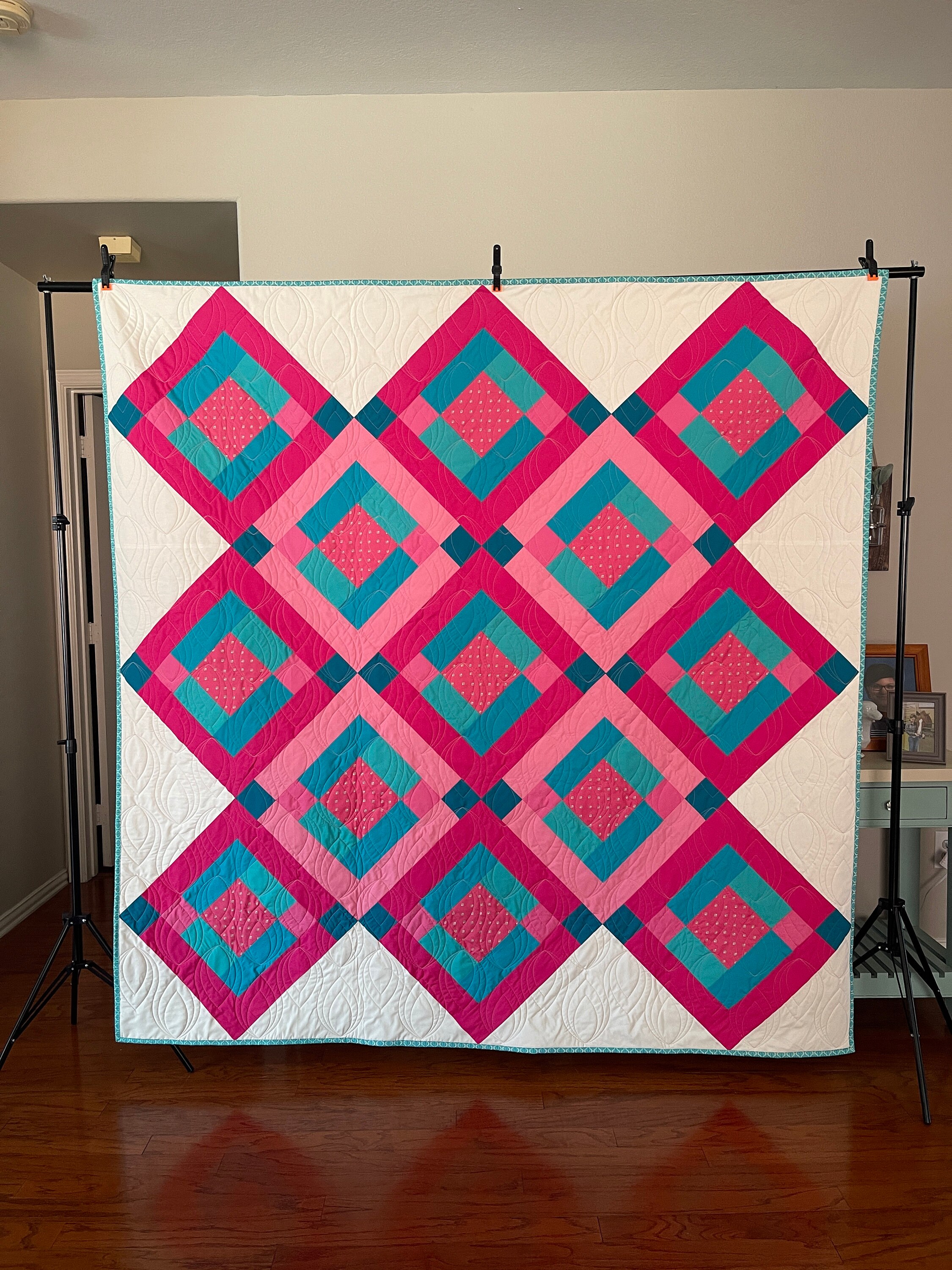 Summer Sherbet Quilt Pattern PDF Version Easy on Point Quilt Advanced ...