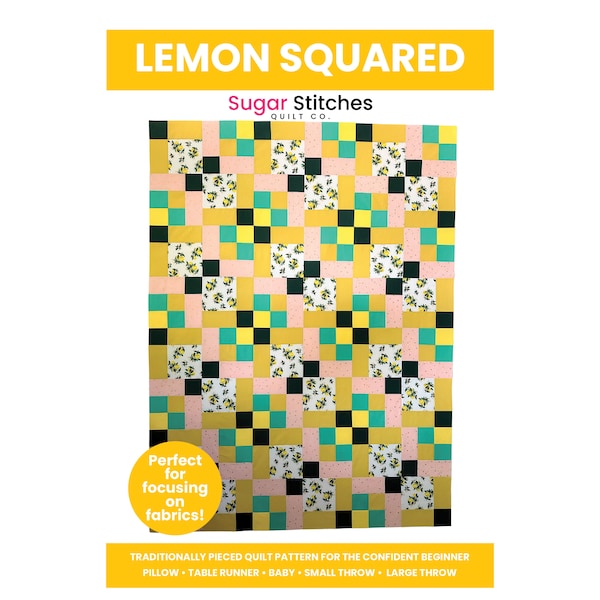 Lemon Quilt - Etsy