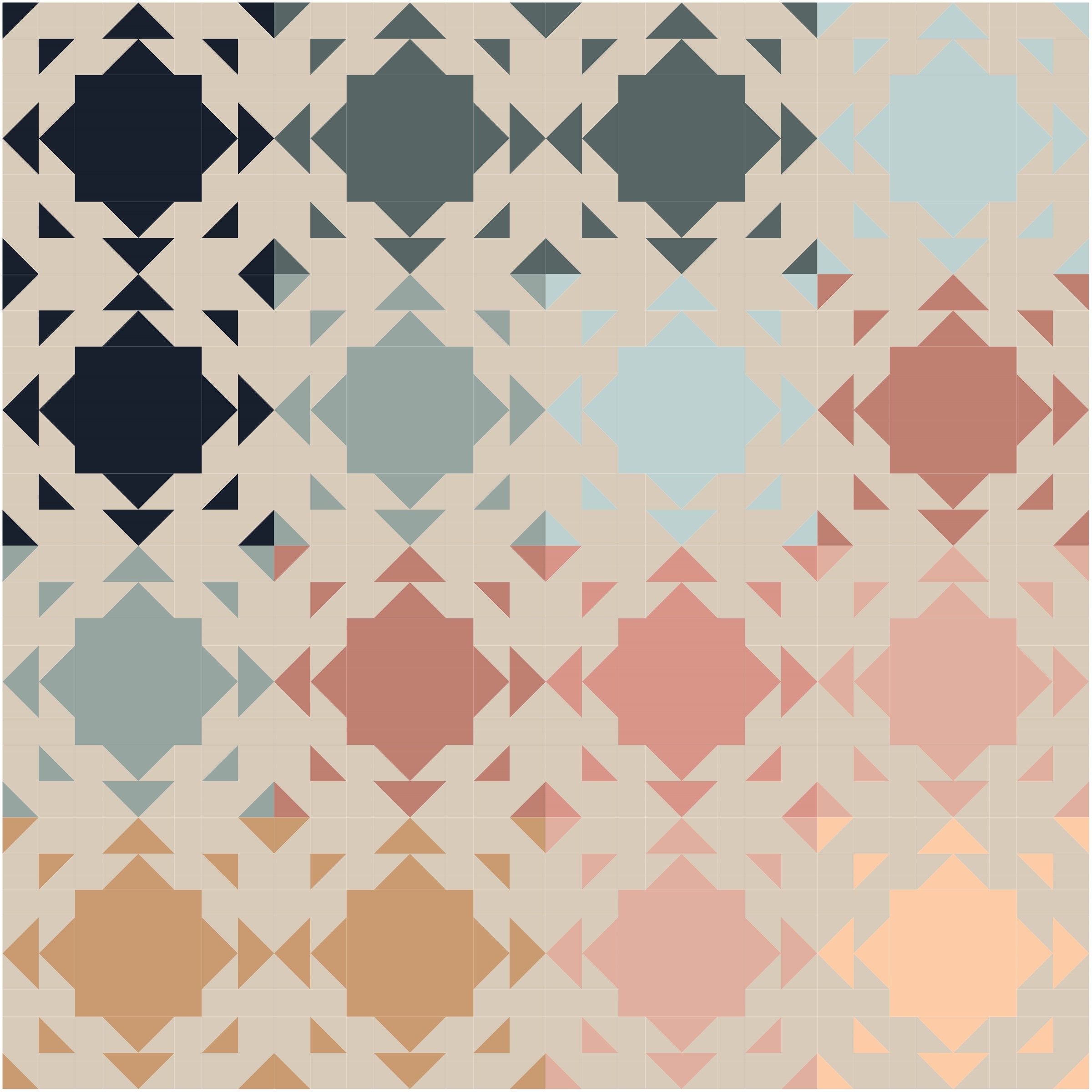 Water Colors Quilt Pattern PDF Version Published in APQ Magazine Flying ...